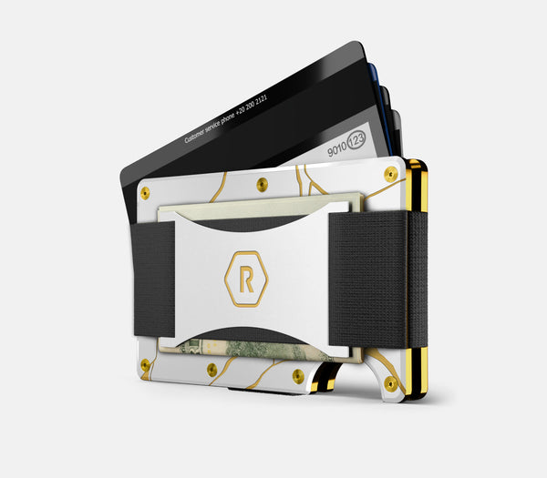 Ridge Wallet – Kintsugi - White | DETAIL IN DESIGN - Ridge UK