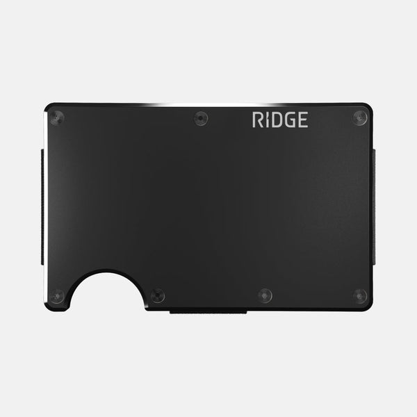 Aluminum Black Wallet - Strong & Durable | The Ridge - Ridge UK