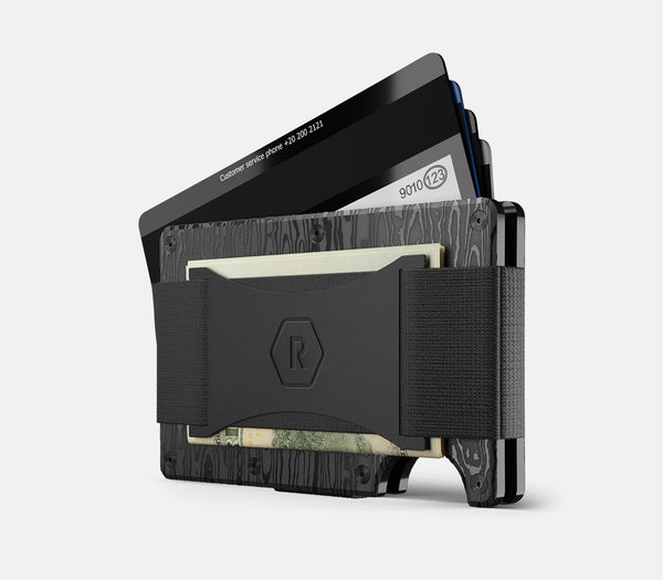 Black Damascus Ridge Wallet // The Ridge - Ridge UK