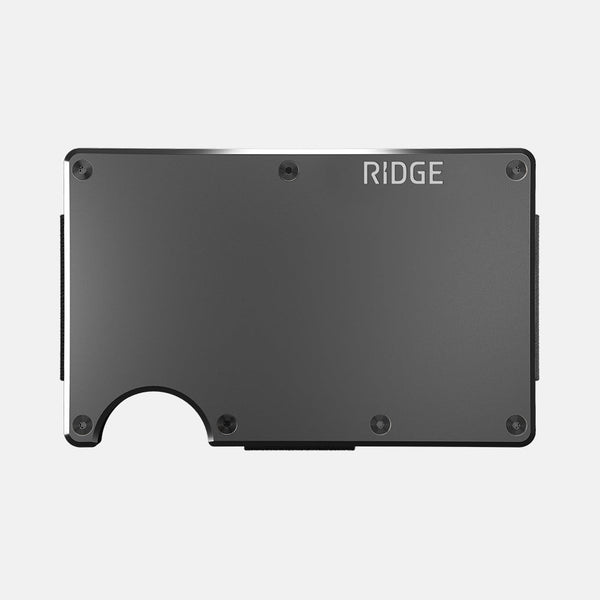 Gunmetal Wallet: High-Grade Aluminum — Minimalist // The Ridge - Ridge UK