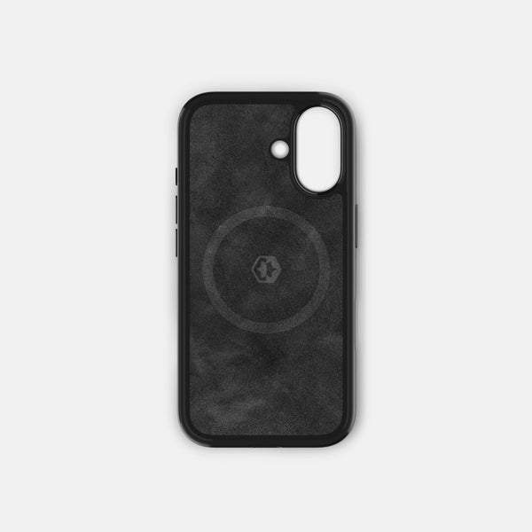 Ridge Phone Case - iPhone 16 - Midnight Black Leather - Ridge UK